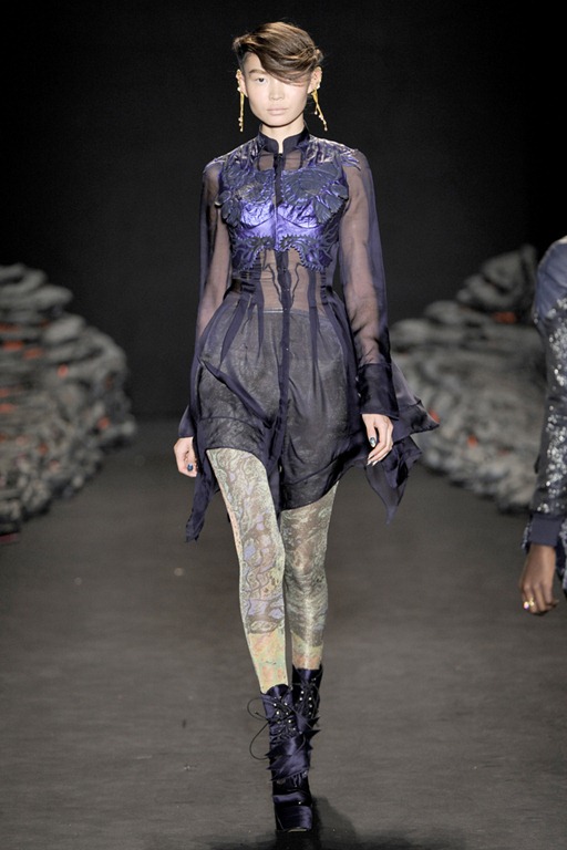 Wearable Trends: Jen Kao Fall 2011, Mercedes-Benz Fashion Week